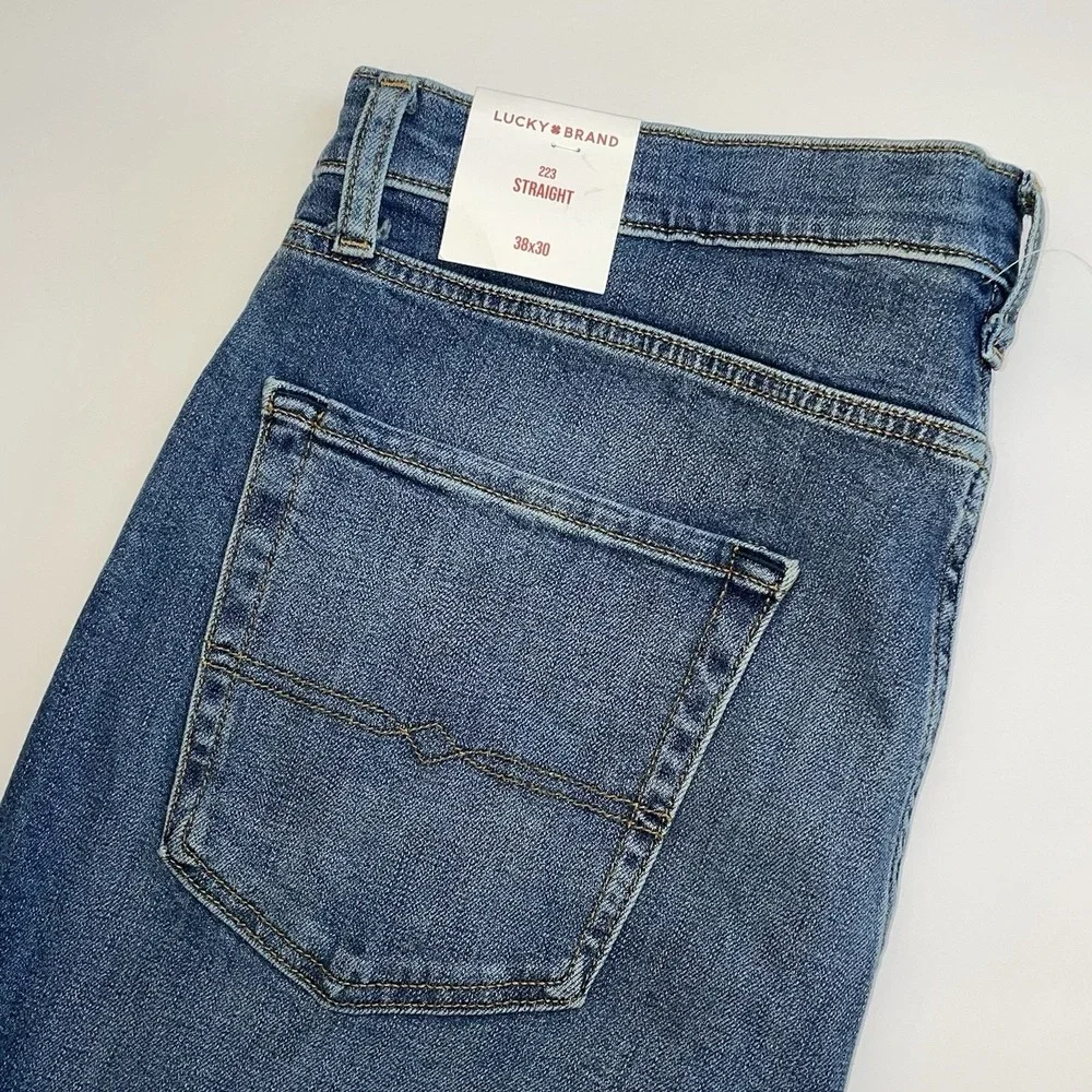 Lucky Brand | Jeans | New Lucky Brand 223 Straight Jeans Mens 38x3 Blue ...